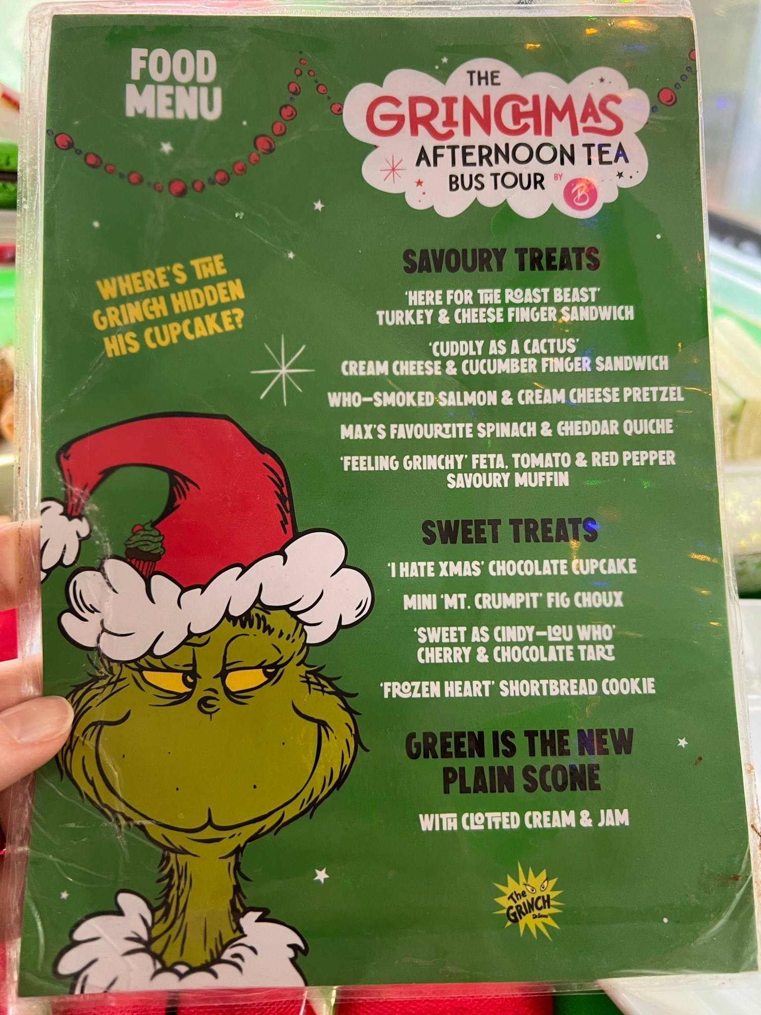Grinchmas Afternoon Tea Sightseeing Bus Tour with Brigit’s Bakery ...